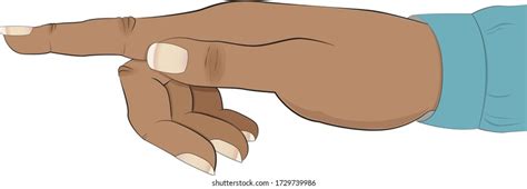 Hand Pointing Vector Photos And Images Shutterstock