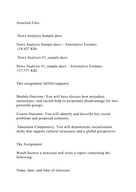 attached files news analysis sample docxnews analysis sam docx
