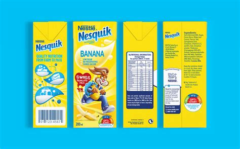 Nesquik Nutrition Drink Packaging On Behance