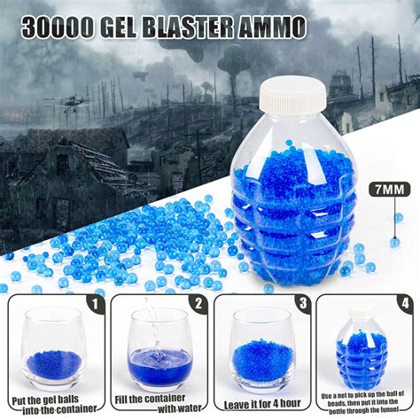 Buy Gel Blaster Gunm4camouflage Gel Ball Blaster Gel Gun With 30000