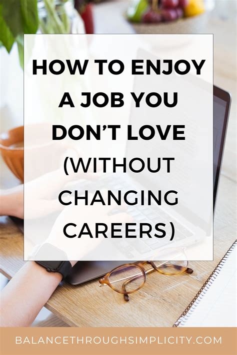 How to Enjoy a Job You Don’t Love (Without Changing Careers)
