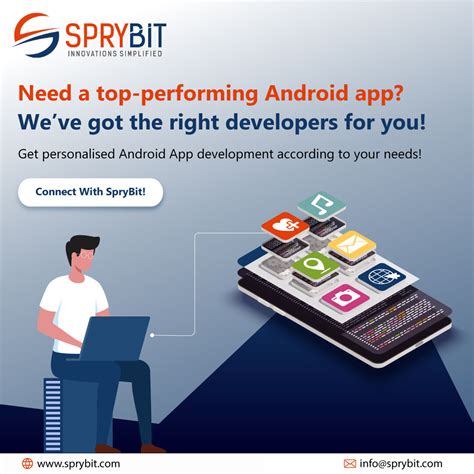 Sprybit Build Smarter Faster And Better App With Android Our 𝗘𝘅𝗽𝗲𝗿𝘁 𝗔𝗻𝗱𝗿𝗼𝗶𝗱 𝗗𝗲𝘃𝗲𝗹𝗼𝗽𝗲𝗿𝘀