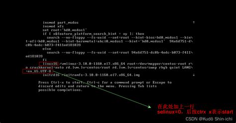 解决因为修改selinux配置文件出错导致faild to load selinux poilcy无法进入centos7系统的问题