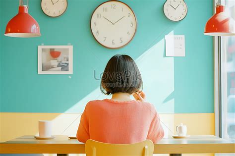 카페에서 커피를 시음하는 여자 사진 무료 다운로드 Lovepik