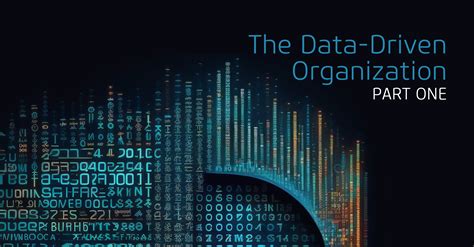 The Data Driven Organization Part One