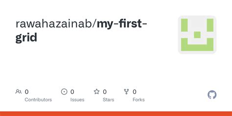Github Rawahazainab My First Grid