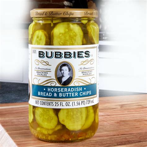 Bubbies Bread And Butter Pickle Set Bubbies Fine Foods