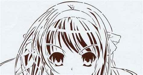 切り絵 光陽園ハルヒ、切ってみました 過疎地のもちたま。のイラスト Pixiv