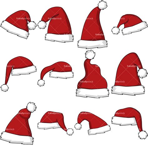 Cartoon Santa Hat