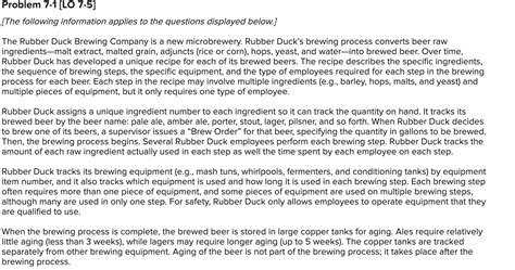 solved problem 7 1 [lo 7 5][the following information
