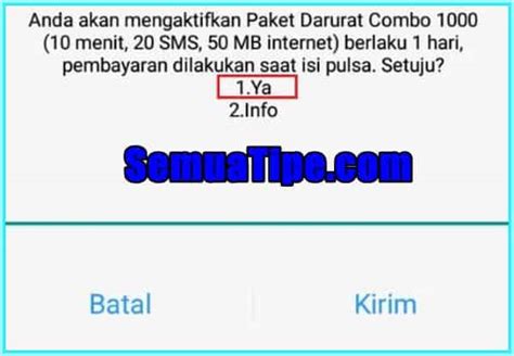 Cara Menonaktifkan Paket Darurat Telkomsel Semua Tipe