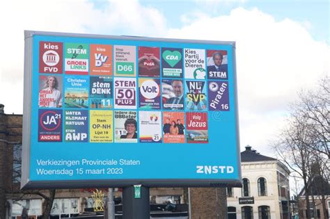 Dutch Provincial Council Elections Editorial Photo Image Of