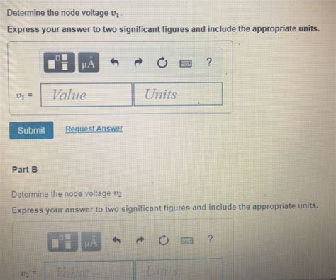 solved p 2 56 solve for the values of the node voltages