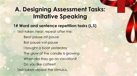 Assessing Speaking Pptx