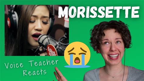 Voice Teacher Reacts MORISSETTE Akin Ka Na Lang YouTube