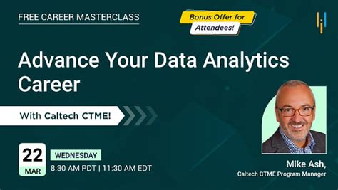 Advance Your Career With Caltech Ctmes Data Analytics Bootcamp