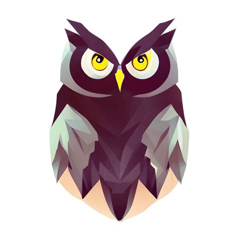 Majestic Owl Line Art Realistic · Creative Fabrica