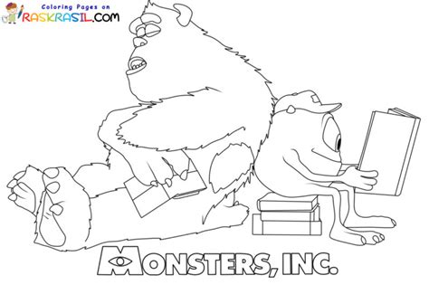 Coloriage Monstre Et Cie à Imprimer