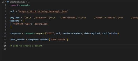 Automating ACI—Creating Python Scripts the Easy Way