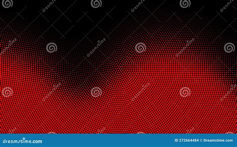 Halftone Dots Abstract Background Wavy Dotted Texture Stock Vector