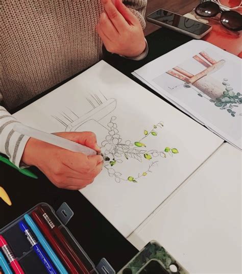 플러스펜수채화유칼립투스해바라기감성그림청혜공방산본역안양평촌의왕안산캘리그라피 네이버 블로그