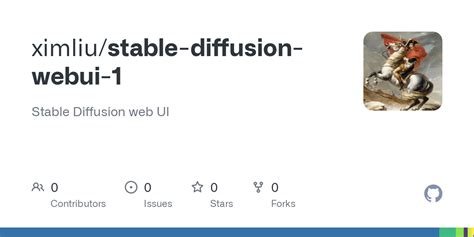 GitHub Ximliu Stable Diffusion Webui Stable Diffusion Web UI