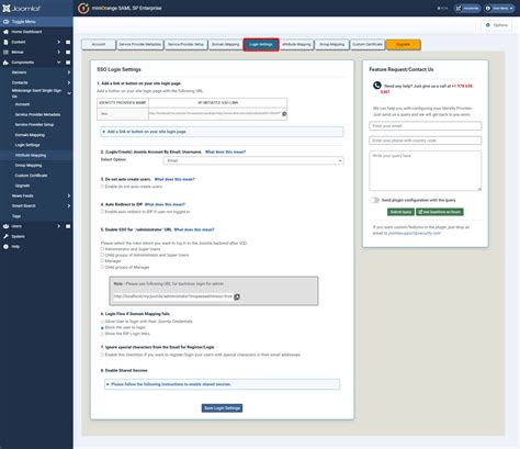 Login Using Okta Into Joomla Okta Saml Single Sign On Sso