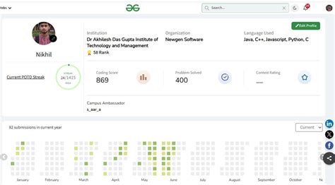 Geeksforgeeks Codingjourney Potd Dsa Java Nikhil Nailwal