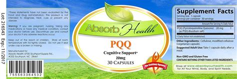 PQQ - Pyrroloquinoline Quinone supports heart health