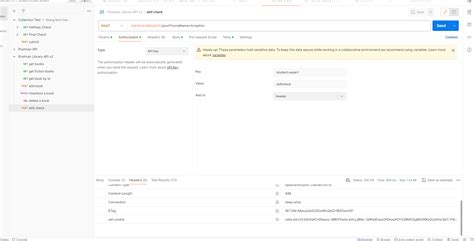 [collection] collection level auth is set to type api key help hub