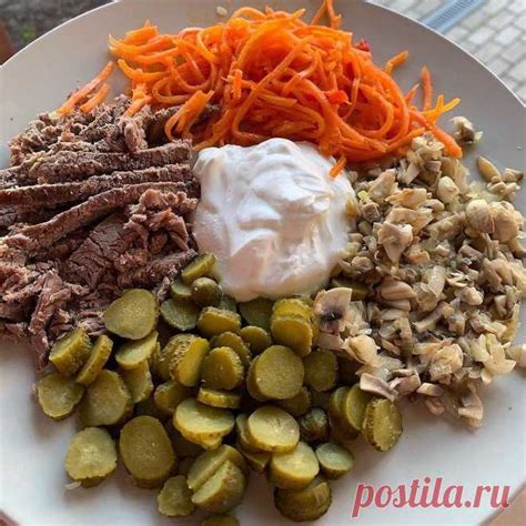 Домашняя Кулинария • в Instagram «⁣Салат безумно вкусный и сытный