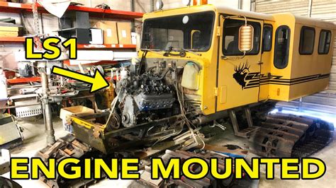LS Swapping A Snowcat Part 2 YouTube