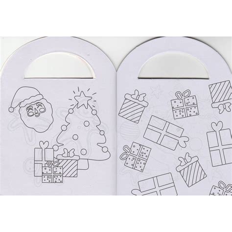 Коледна книжка за оцветяване със стикери 9 5cmx13cm Emag Bg
