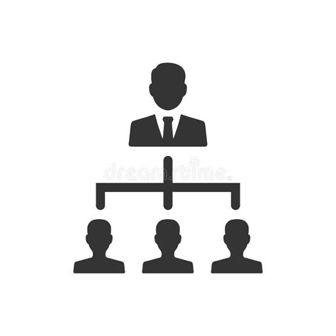 Business Hierarchy Structure Icon Stock Vector Illustration Of Icon