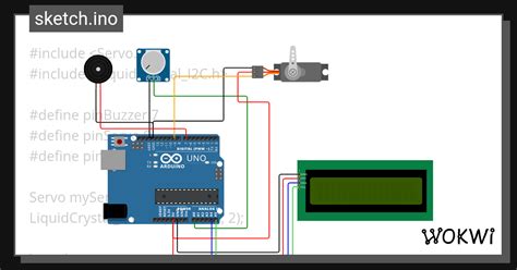 Control Servo Dengan Potensiometer Wokwi Esp32 Stm32 Arduino Simulator