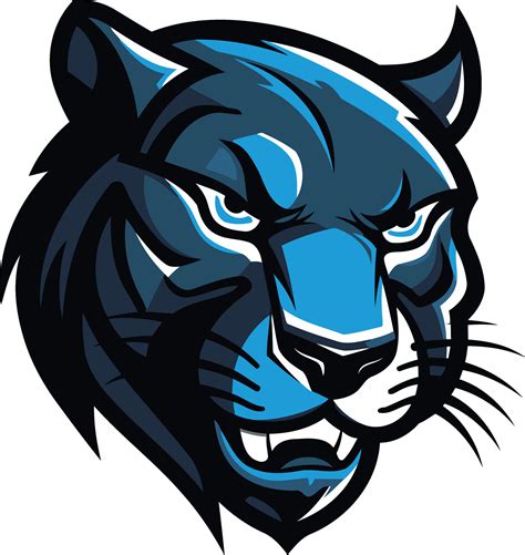 Blue Panther Mascot Illustration 49456996 Vector Art At Vecteezy