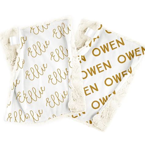Personalized Minky Lovey Repeating Name (Choose your options) | Sugar ...