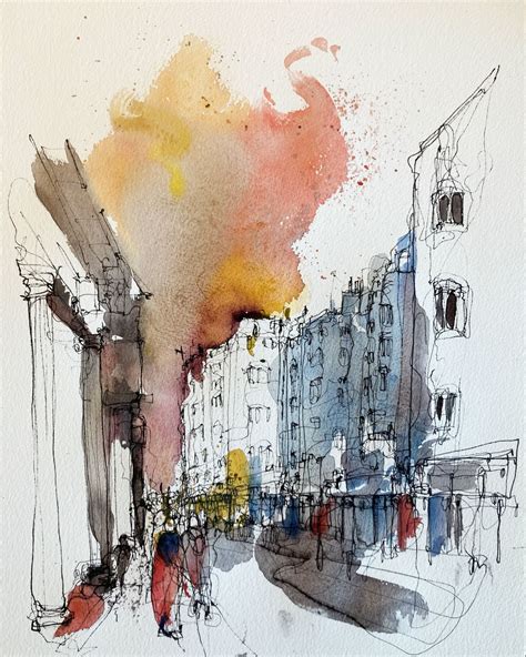 380 Urban Sketches Ideas Urban Sketching Sketches Watercolor