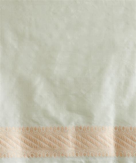 Handloom Pista Green Pure Katan Silk Banarasi Saree With Jangla Design