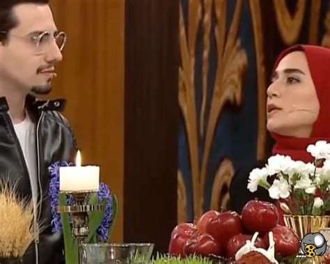 ببنید عاشقانه امیر کاظمی و همسرش روی آنتن برنامه عید فرزاد حسنی فیلو