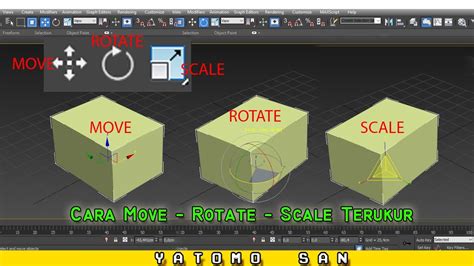 Tutorial Cara Rotate Di 3ds Max 3dsmax Rotation Tutorial Youtube