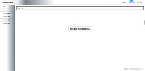 Javaphpnodejspython志愿者招募网站【2024年毕设】 Csdn博客