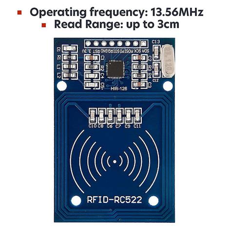 Rfid Kit Rc522 Med Läsare Chip Och Kort 1356 Mhz Spi Kompatibel Med