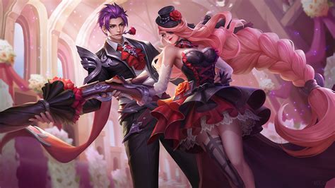 Gusion Dangerous Liaison Lesley Skin Mobile Legends Bang Bang 4k Hd