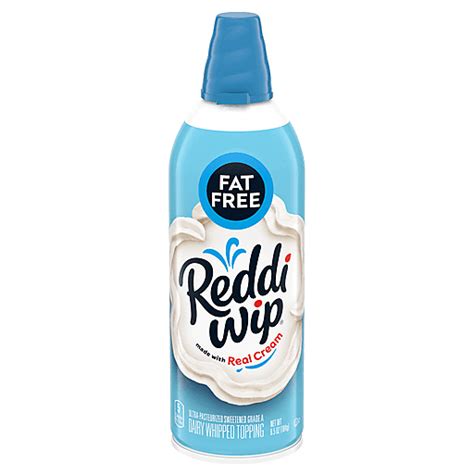 Reddi Wip Fat Free Dairy Whipped Topping Whipped Toppings Hugos