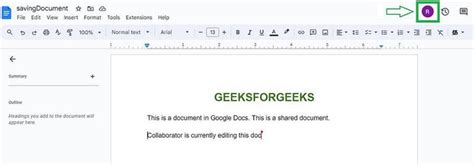 How To Save A Document In Google Docs GeeksforGeeks