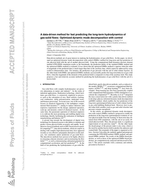 Pdf A Data Driven Method For Fast Predicting The Long Term