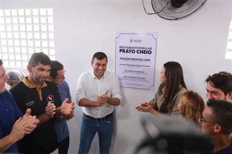 Reporter Parintins Wilson Lima Inaugura Restaurante Popular Prato