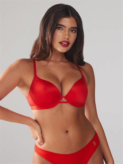 Core Microfiber T Shirt Bra In Red Savage X Fenty Uk United Kingdom