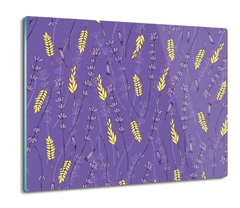 deska splashback z foto Zboże kłosy lawenda 60x52 ArtprintCave ArtPrintCave Sklep EMPIK